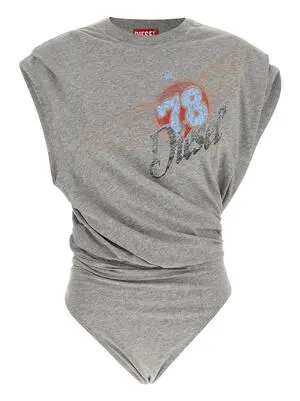 DIESEL® T-noby' Bodysuit - Gray