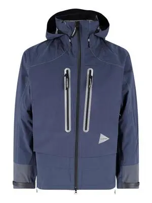 AND WANDER Waterproof Jacket "pertex® Shield - Blue