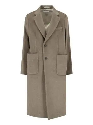 Our Legacy Single-breasted Coat "robe" Brown