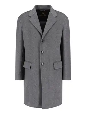 Loro Piana Single-breasted Coat "paolo - Gray