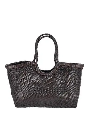 Dragon Diffusion Large Tote Bag "nantucket Optical - Brown