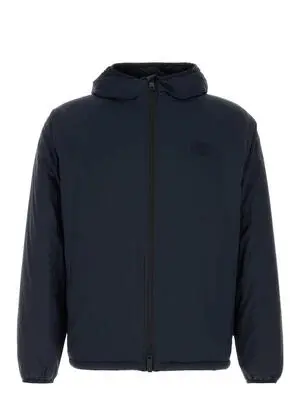 Burberry Dark Nylon Padded Jacket - Blue
