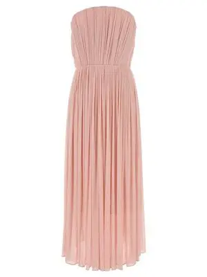 Magda Butrym Stretch Viscose Long Dress - Pink
