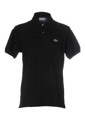 Lacoste Polo Shirt Size Cotton - Black
