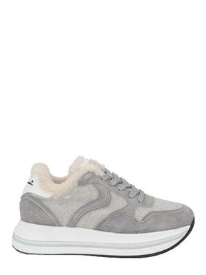 VOILE BLANCHE Sneakers Size Leather, Textile Fibers - Grey