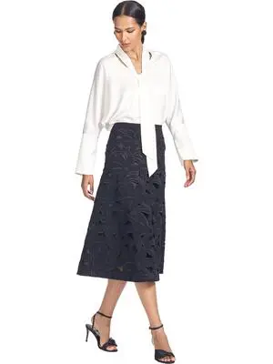 Sachin & Babi Ryder Satin Crepe Top - Ivory