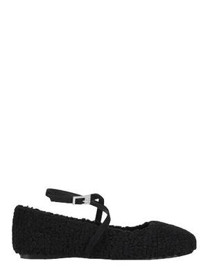 TWENTY FOUR HAITCH Ballet Flats Size Textile Fibers - Black