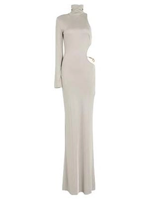 Elisabetta Franchi Red Carpet Maxi Dress Light Size Viscose, Elastane - Grey