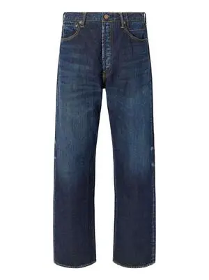 Visvim Social Sculpture 01 Wide-leg Jeans - Blue