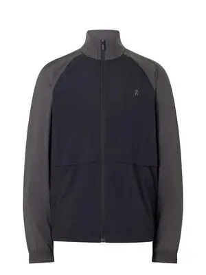 On All-day Crinkled Shell Track Jacket - Black
