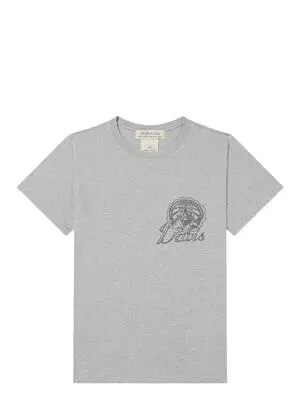 REMI RELIEF Remi Relief - Davis Printed Cotton-Jersey T-Shirt - Men - Gray - S