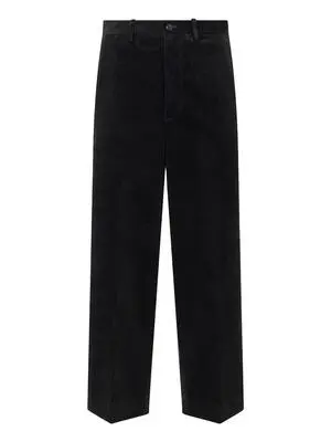 Visvim Broader Straight-leg Cotton-corduroy Trousers - Black