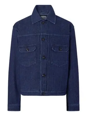FRIZMWORKS Sashiko Denim Jacket - Blue