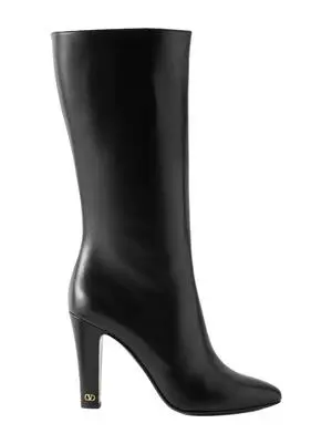 Valentino Garavani Pointed-toe Ankle Boots - Black
