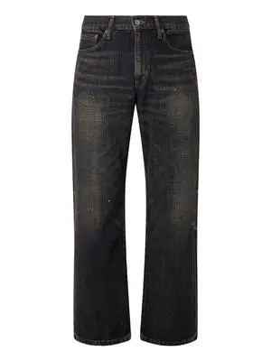 NEIGHBORHOOD Washed Straight-leg Jeans - Black