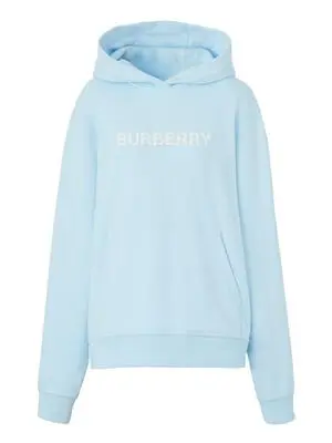 BURBERRY Logo-print Cotton Hoodie