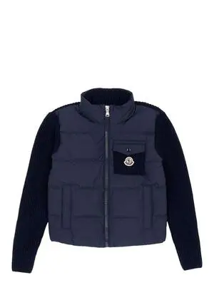 Moncler Padded Zipper Cardigan - Blue