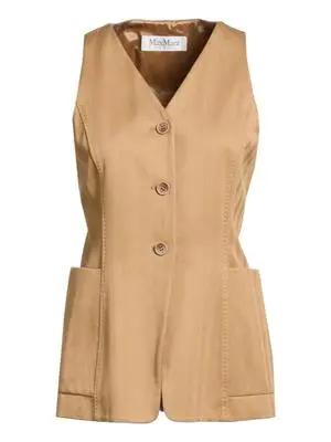 Max Mara Classic Single- Suit - Sand-colored