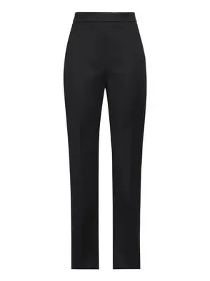 Sportmax High-waisted Straight-leg Pants - Black