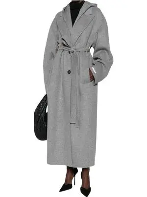 Sportmax Hooded Coat - Gray