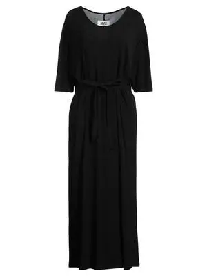 MAISON MARGIELA Solid-color Short-sleeved Dress - Black
