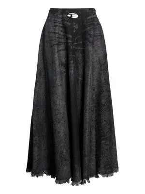 DIESEL® Denim A-line Skirt - Black