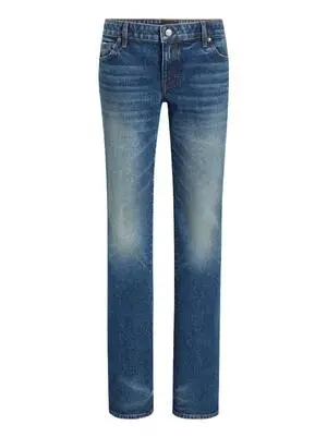 Khaite Conforti Mid-rise Bootcut Jeans - Blue