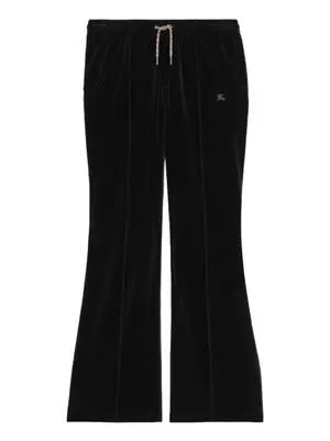 Burberry Vega V Flared Jogger Pants - Black