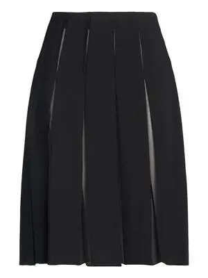 Marni Two-toned Pleated Skirt - Black