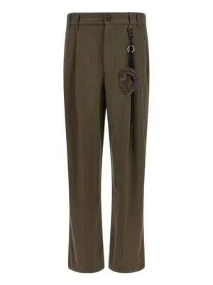 SONG FOR THE MUTE Song For The Mute Pinstripe Wide-Leg Pants