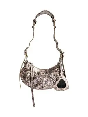 Balenciaga Medium Leopard-print Crossbody Bag Multicolor
