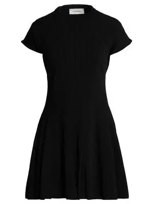 Sportmax Simple Solid-colored Knit Dress - Black
