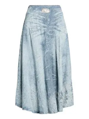 DIESEL® Mid-length Denim Skirt - Blue