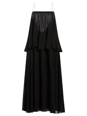 Chloé Sleeveless Flared Dress - Black