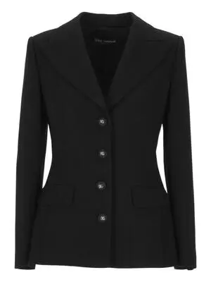 Dolce & Gabbana Long-sleeve Casual Jacket - Black