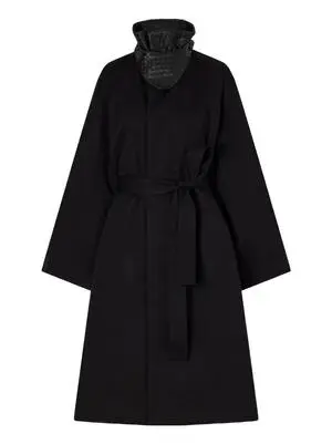 Bottega Veneta Long-sleeved Coat - Black