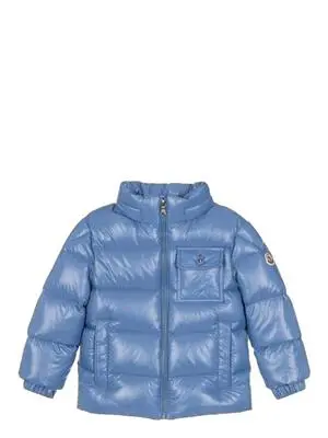 Moncler Quilted Hooded Jacket - Blue