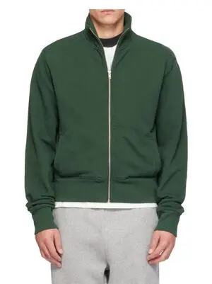 ENTIRE STUDIOS Stand-collar Zip-up Sweatshirt - Green