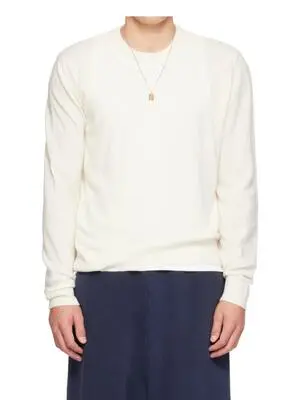 ENTIRE STUDIOS Cashmere Crew-neck Sweater - Off White
