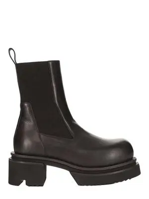 Rick Owens Beatle Bogun Chunky-sole Chelsea Boots - Putty