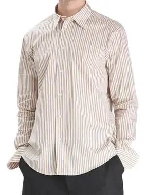 Barena Venezia Maridola Lubio Vertical-stripe Long-sleeve Shirt - No