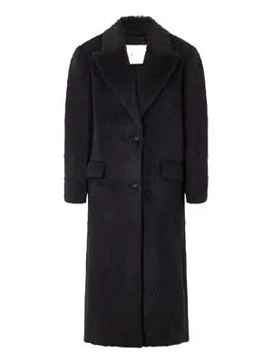 JOSEPH Single-breasted Coat - Charcoal-grey