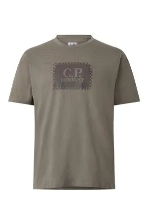 C.P. COMPANY Minimalist And Versatile Short-sleeved Top - Gray