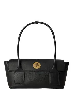 Mulberry Solid-color One-shoulder Bag Black