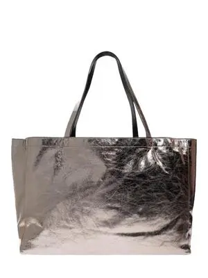 ALLSAINTS Logo Shoulder Bag - Silver