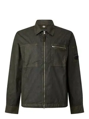 C.P. COMPANY Lapel Long-sleeve Jacket - Green