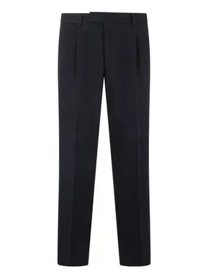 Zegna Casual Trousers With Belt Loops - Black