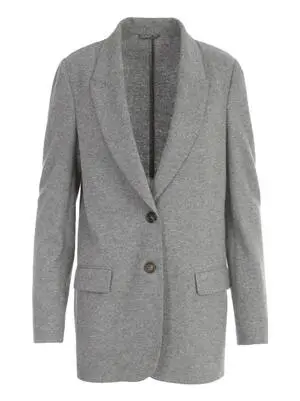 BRUNELLO CUCINELLI Brunello Cucinelli Longline Single-Breasted Coat