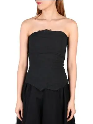 MARC LE BIHAN Strapless Vest - Black
