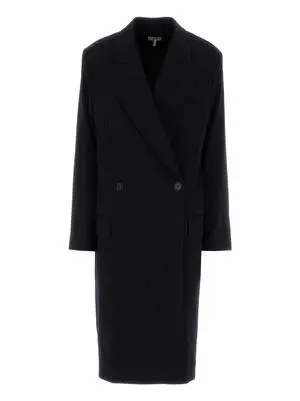 Loewe Midnight Wool Blend Coat - Blue